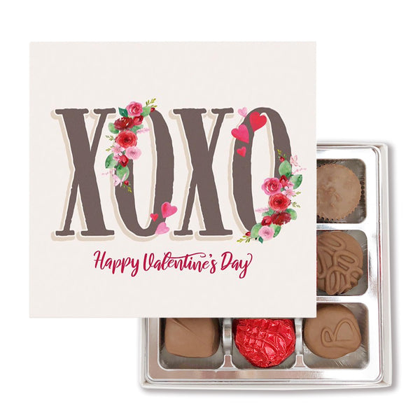 XOXO 9 Piece Box – Florence's Chocolates